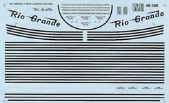 Microscale Decals: Denver & Rio Grande Western (DRGW)